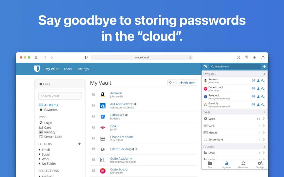 Vaultwarden | Umbrel App Store