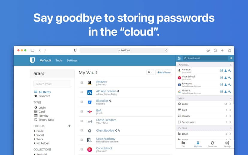 Vaultwarden | Umbrel App Store