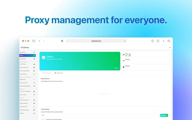Zoraxy Umbrel App Store