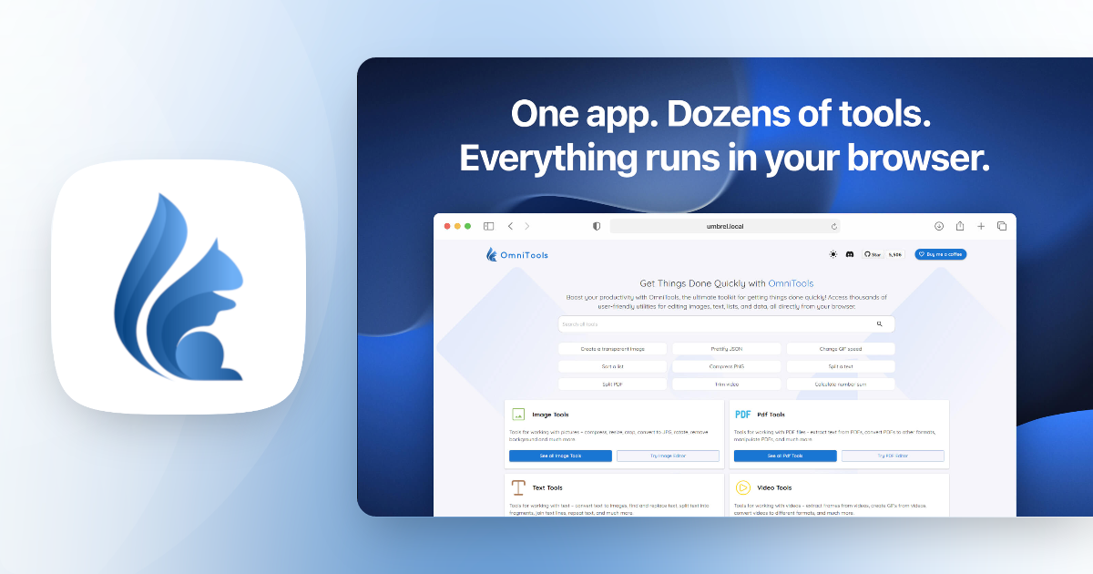 OmniTools | Umbrel App Store